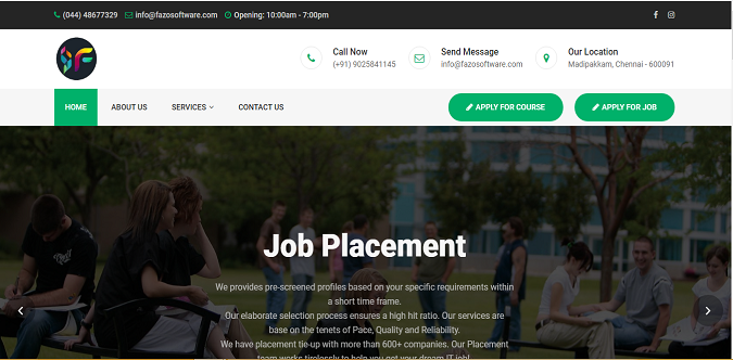 WEBSITE DESIGNING & DEVELOPMENT COMPANY IN CHENNAI - Forelius Technologies